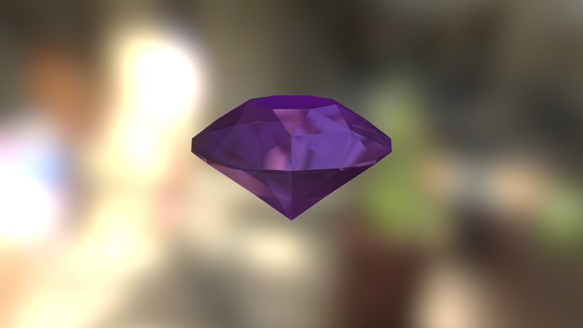 Purple Chaos Emerald Obj - 3D model by Drawing Lighting (@pinkie_dash ...