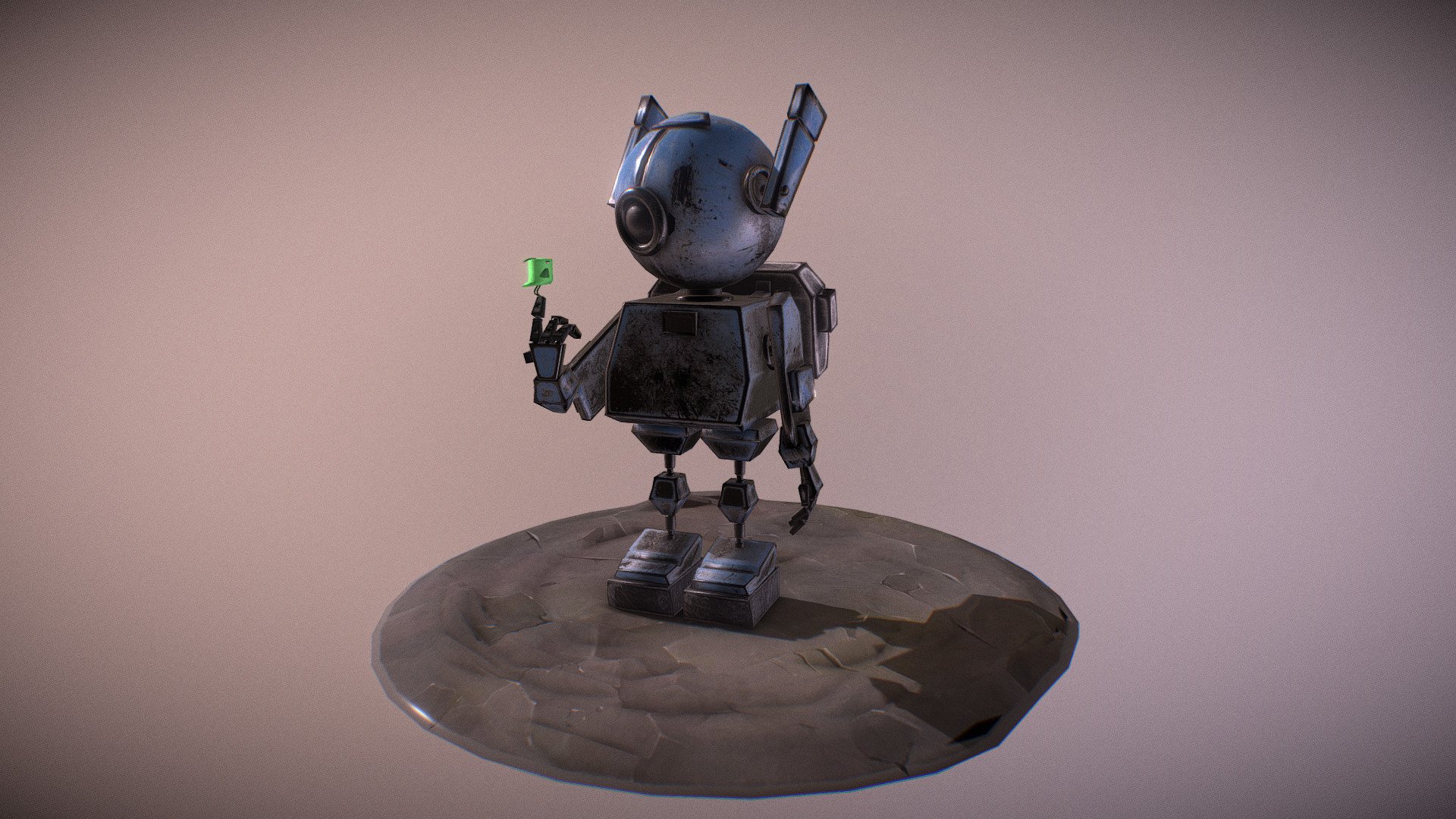 Robot - 3D model by Deshan (@nufnuf1337) [0235241] - Sketchfab