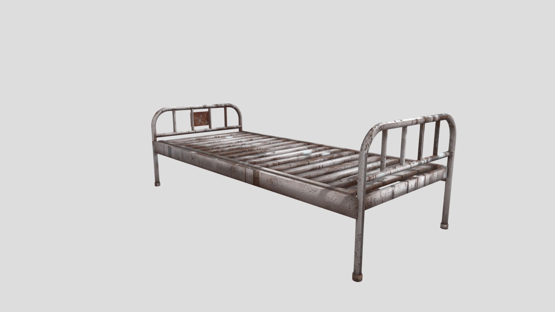Old Rusted Hospital Bed - Download Free 3D model by Artistic_side ...