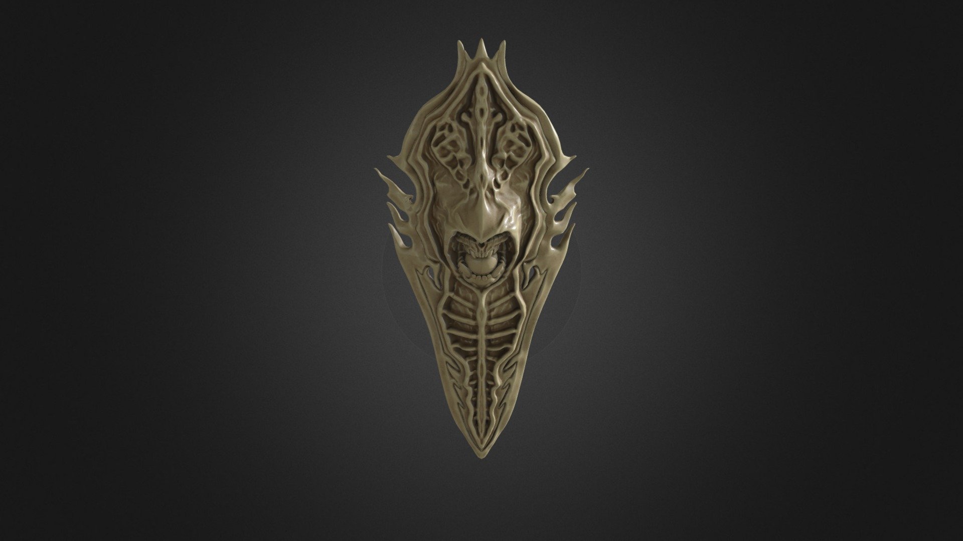Bone Shield - 3D model by Tim Staudenmaier (@deadlyt2) [023733c ...