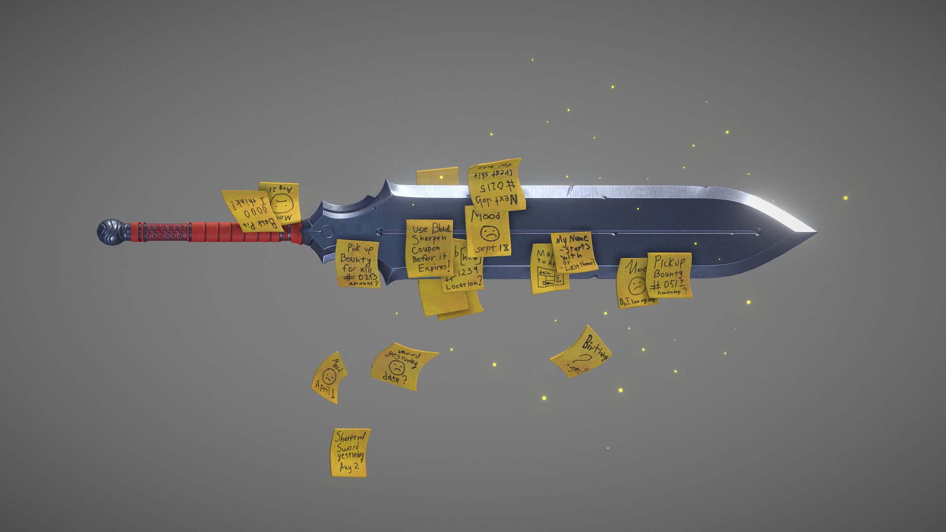 Swordtember - Sticky - 3D model by Max_io [023c12d] - Sketchfab