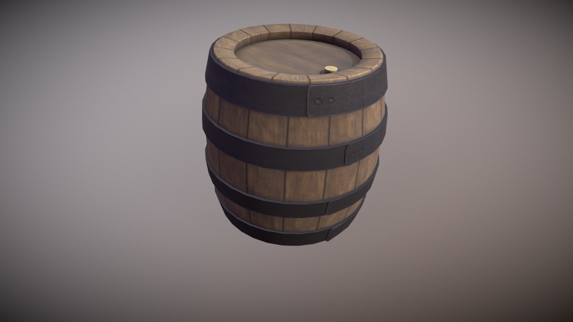 Gunpowder style lowpoly Barrel - 3D model by StrayRaven [023e28b ...