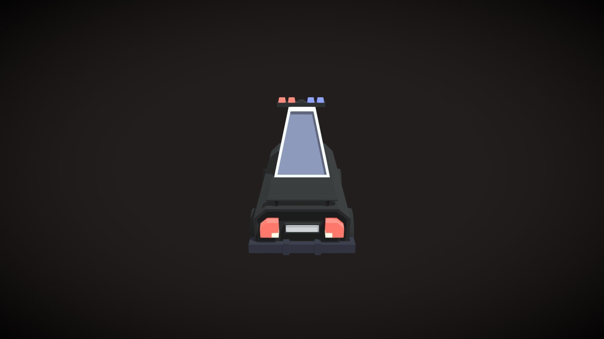 Low poly Police Car cartoon - Download Free 3D model by The_Highlight ...