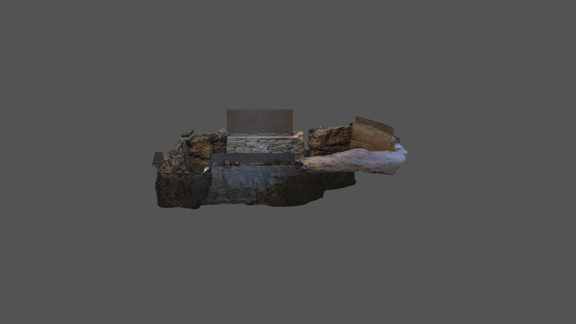 temple excavation - 3D model by lowpoly360 [0241c4d] - Sketchfab