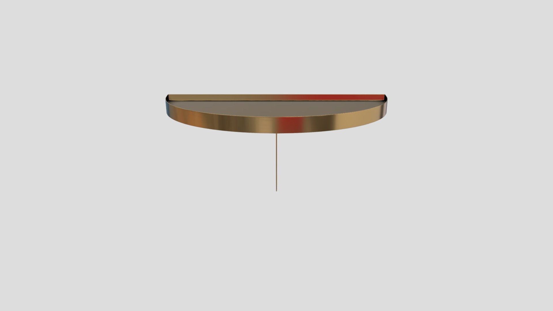Metal Wall Shelf Gold - Buy Royalty Free 3D model by 3DImaginationHub ...