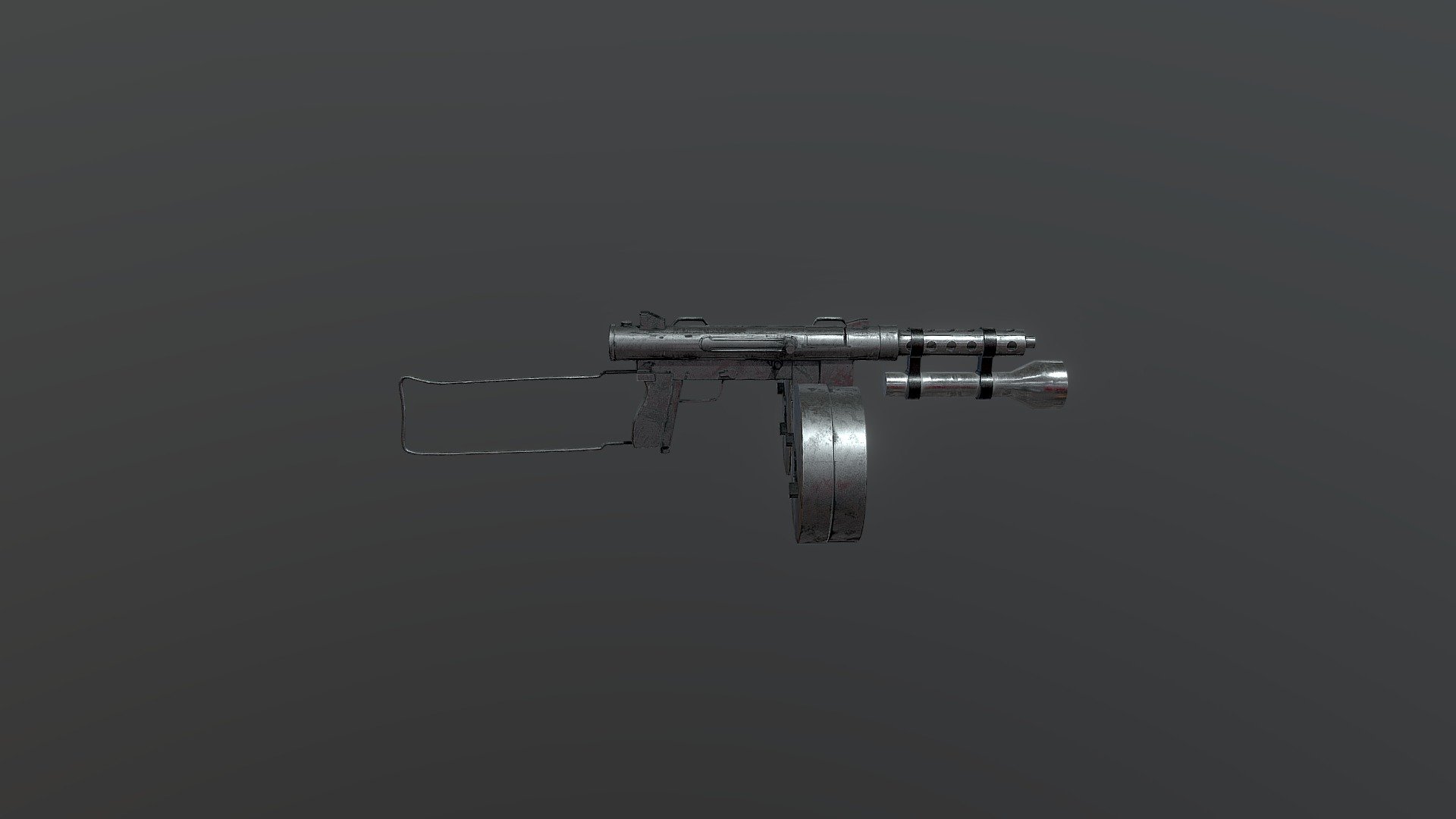 M76 Submachine gun - 3D model by jesamabin [024a386] - Sketchfab