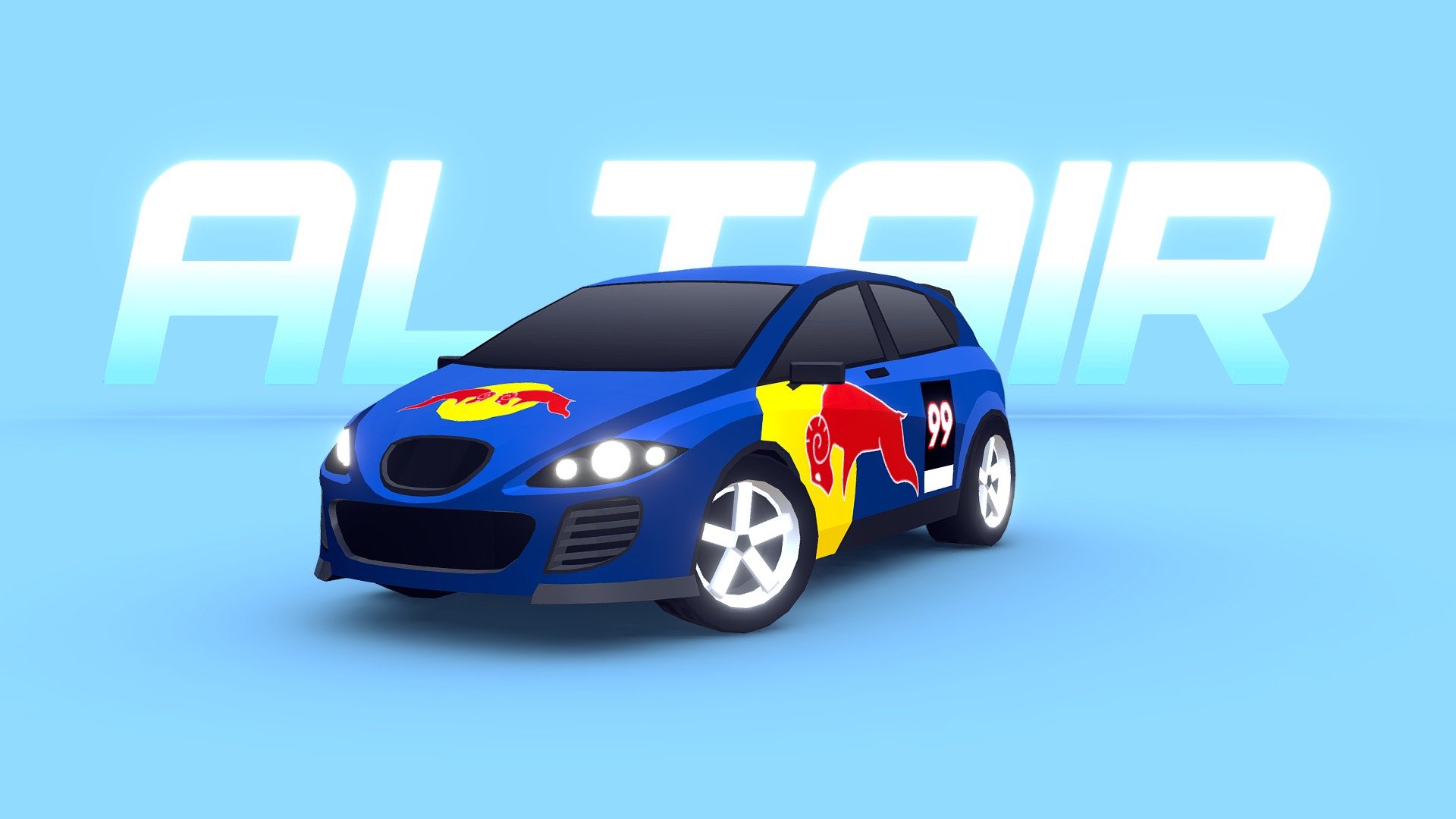 ARCADE: "Altair" Rally Car - 3D model by Mena (@MenaStudios) [024a4cd ...