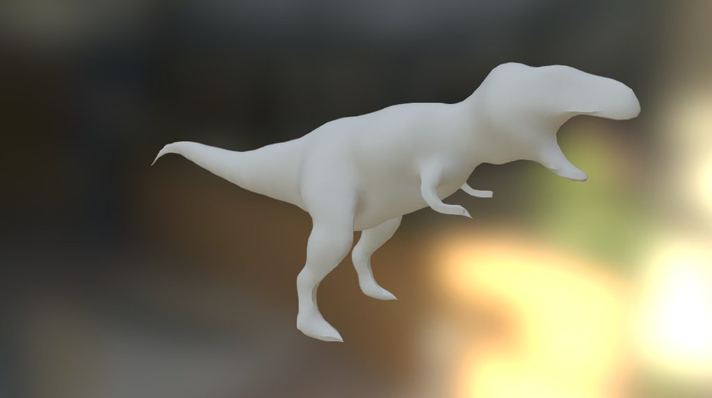 Learning ZBrush - Dinosaur block out - 3D model by Jellybit [025122a ...