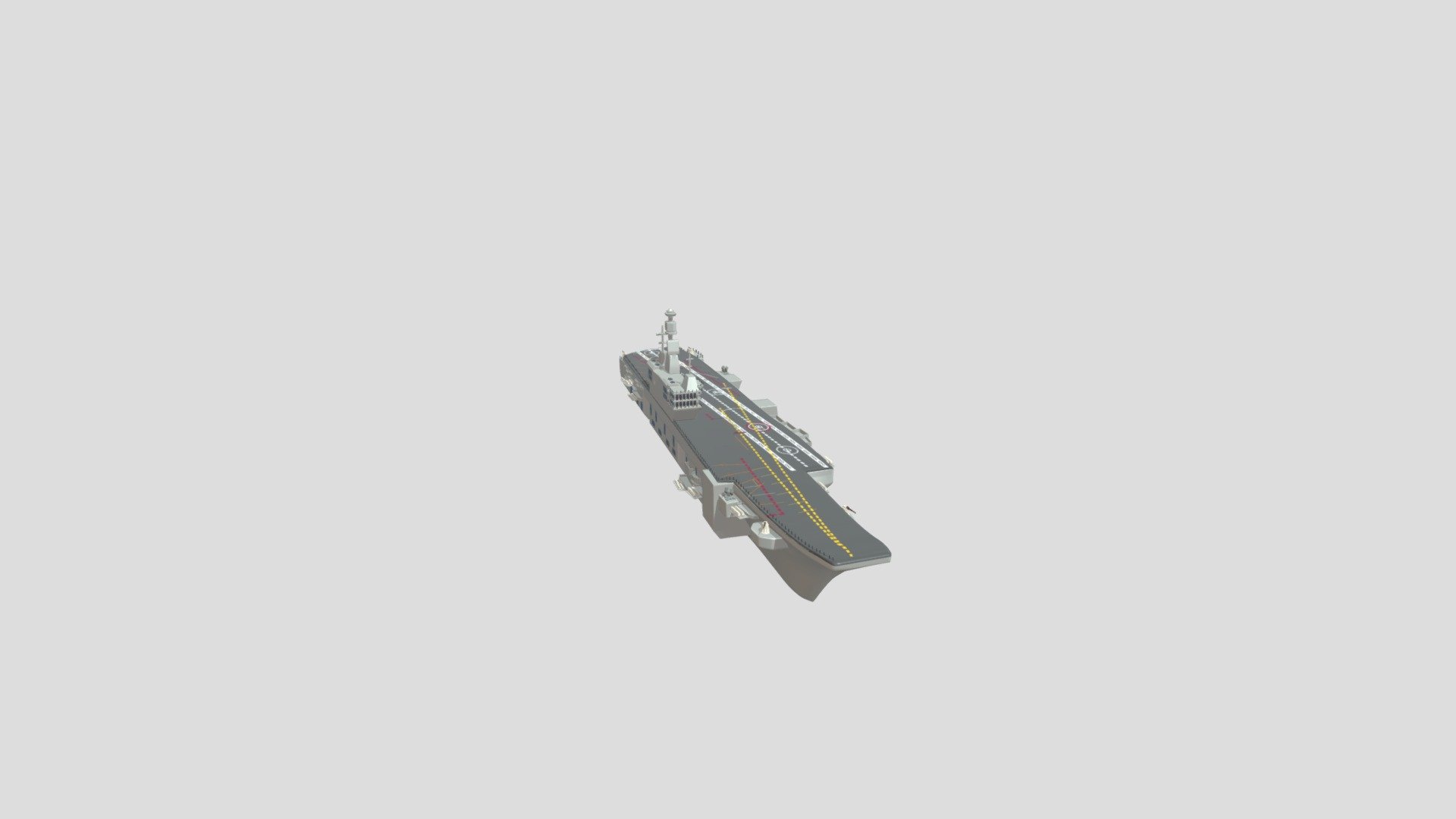 INS Vikrant - 3D model by VivekJain_3DArtist [02528e2] - Sketchfab