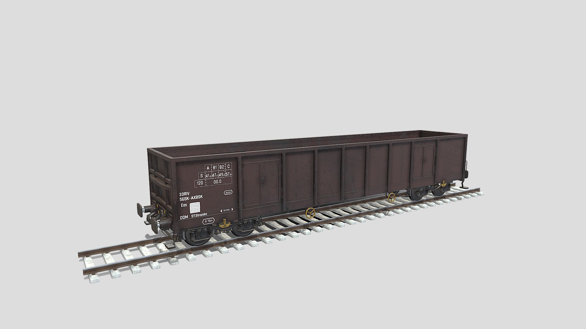 CFR Open Box Rail Car V1 - Buy Royalty Free 3D model by dragosburian ...