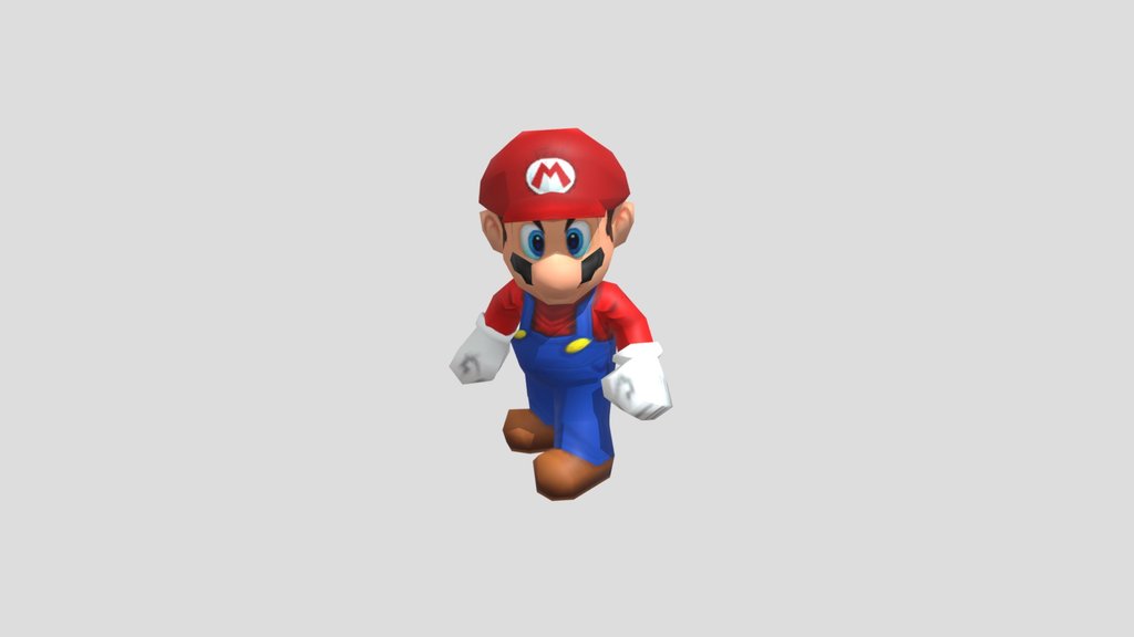 Super Mario Animations - A 3D model collection by Tronnix Gamedev ...