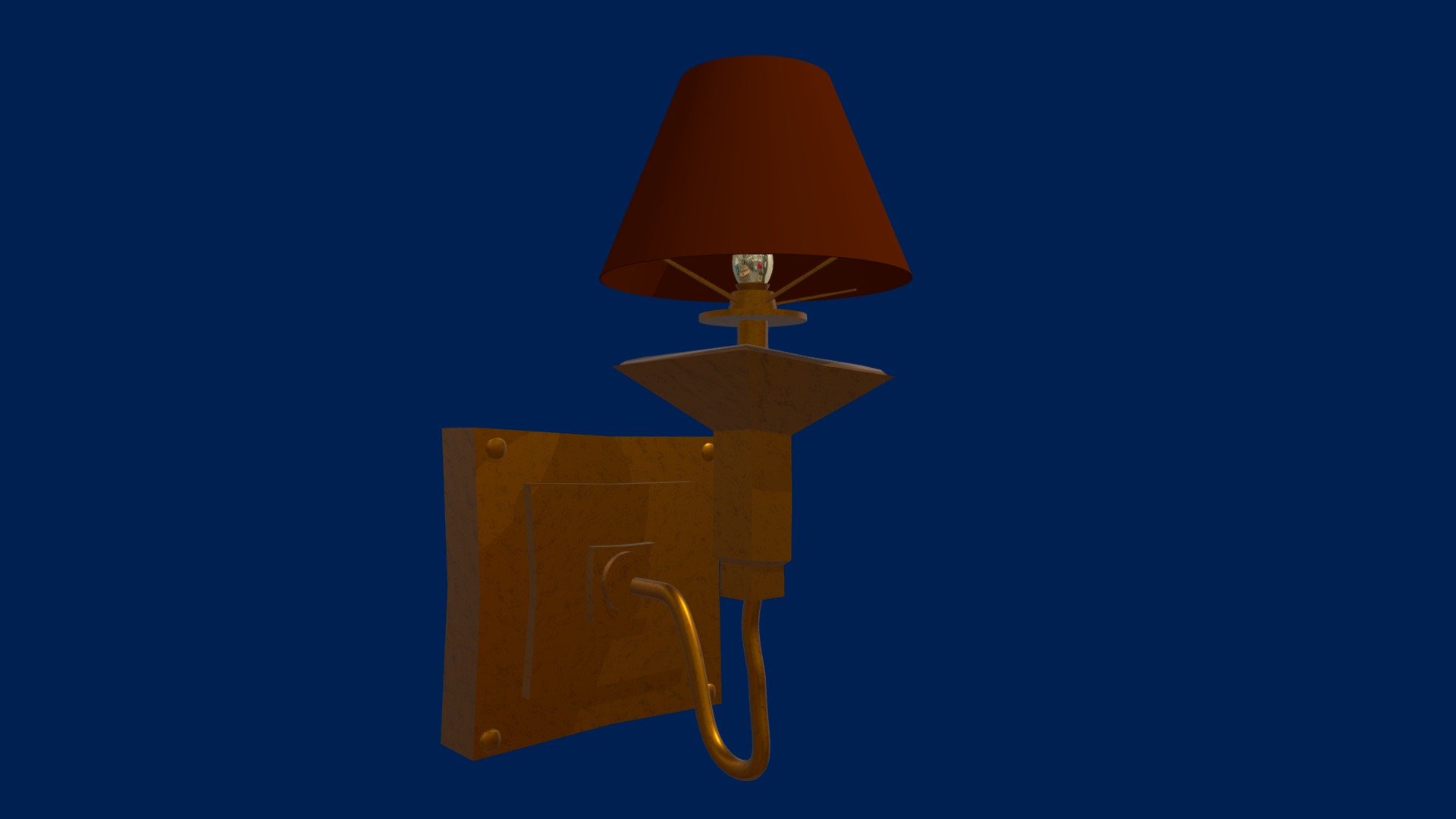 Hello Neighbor 2 | Museum Wall Lamp Remake - Download Free 3D model by ...