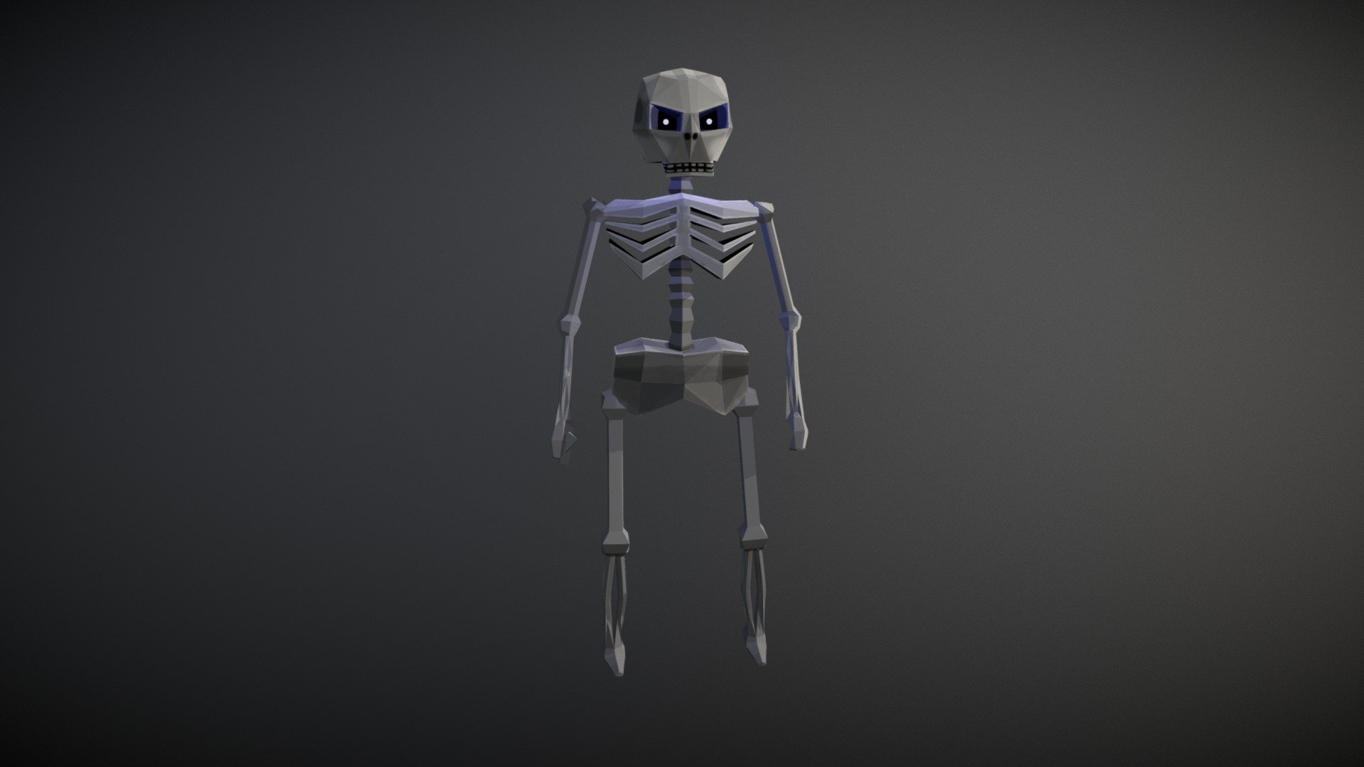 Skeleton low poly - 3D model by Nikita Sharaev (@pwnhammer) [0256d63 ...