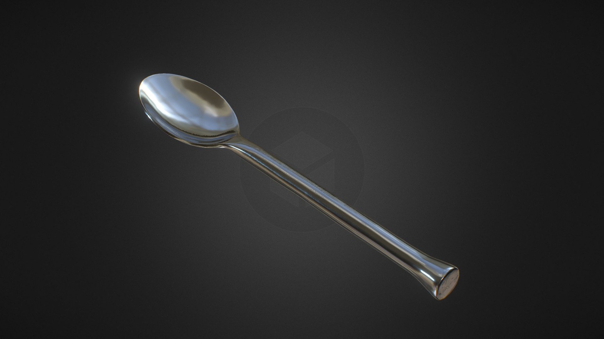 B582STSF Wyatt Teaspoon Spoon - 3D model by Halo Renders (@HaloRenders ...