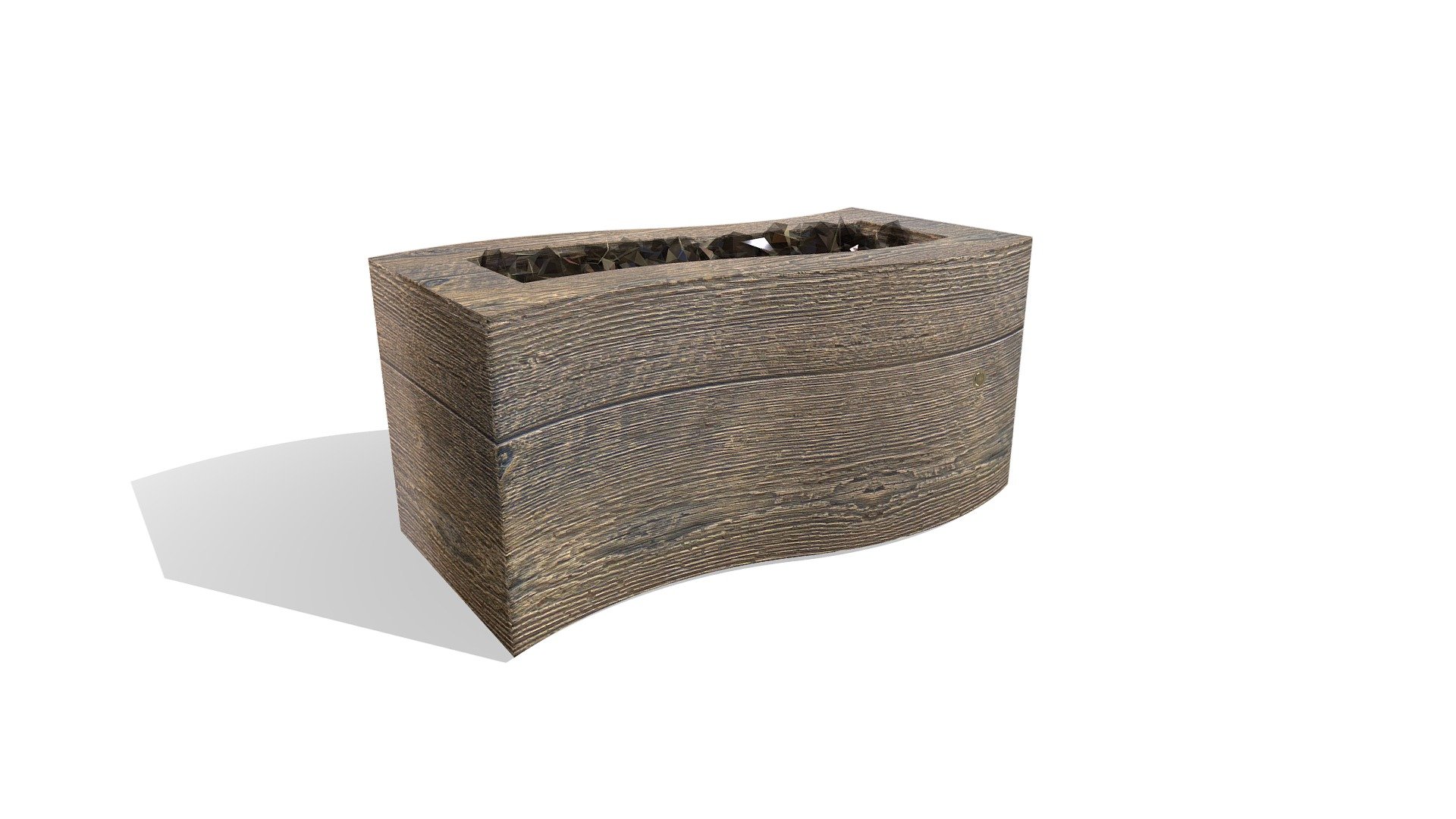 Formluxe Big Sur Fire Pit - Wood Grain GFRC - 3D model by Formluxe ...