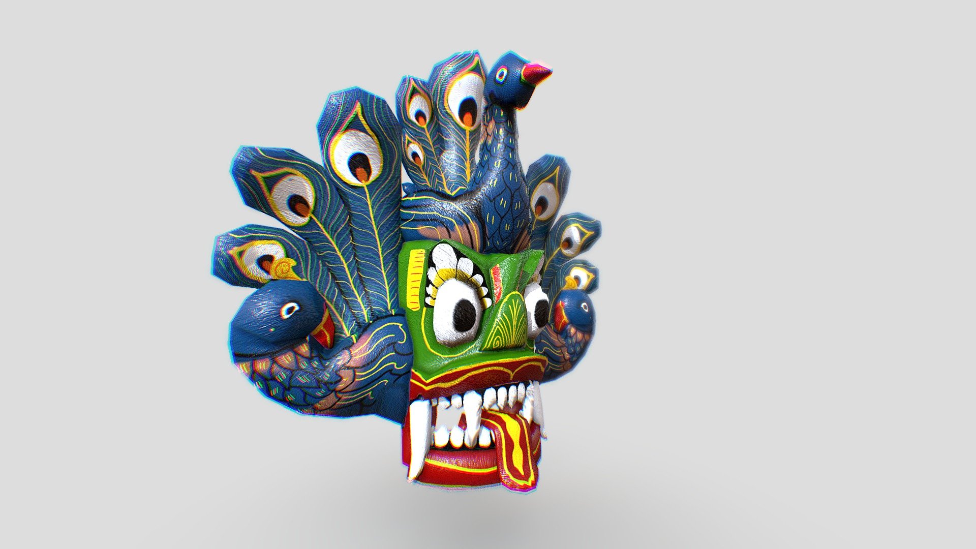 GURLU RAKSHA ( MAYURA RAKSHA) - Buy Royalty Free 3D model by LUTAS INC ...