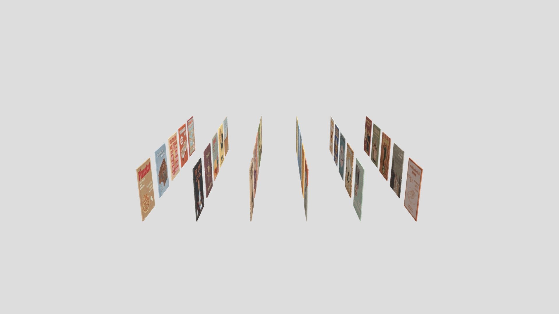 30 Posters and Textures in 80s-90s America Style - Download Free 3D ...