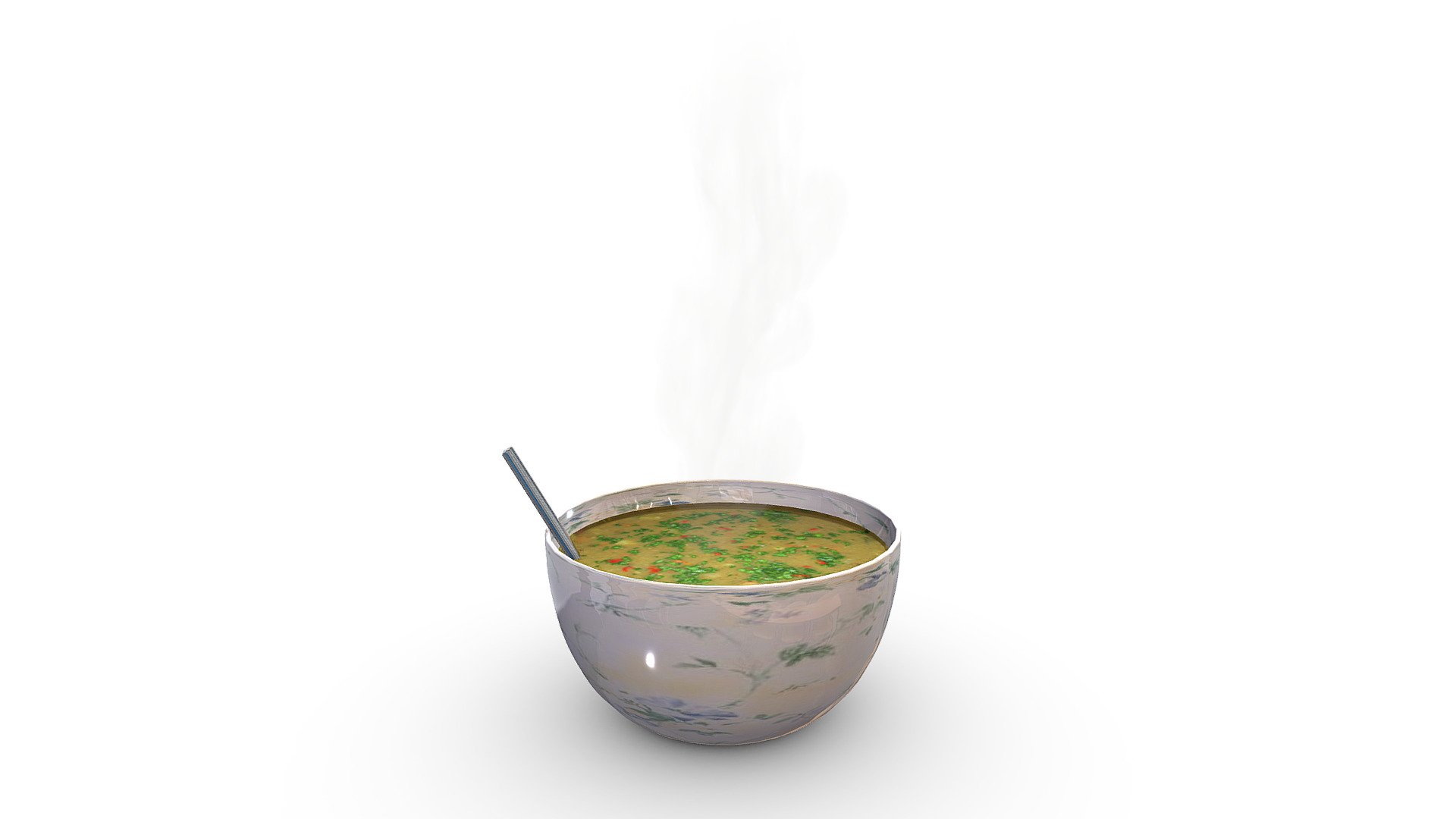 Bowl Of Soup - Buy Royalty Free 3D model by 3dia [025d469] - Sketchfab ...