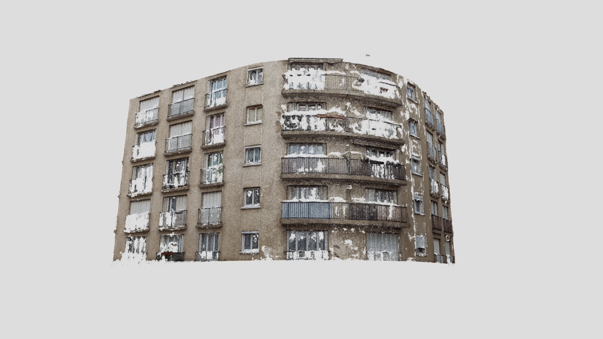 Curved corner building - 3D model by Raphaël (@raphaelguillet) [025f819 ...