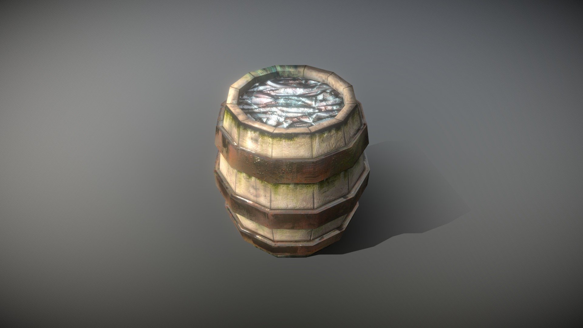 Photobash Fish Barrel - Download Free 3D model by Lakin (@lakinrt ...