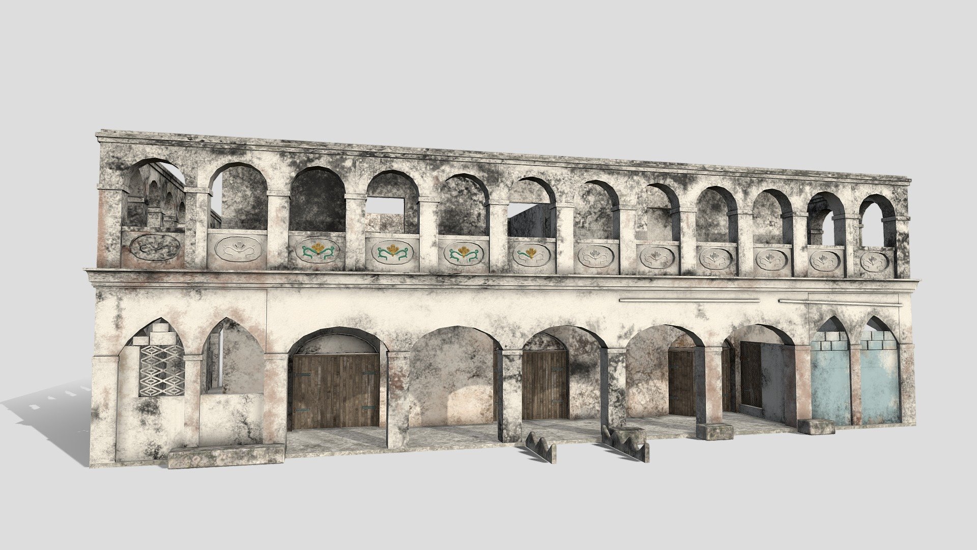 Old Building - Buy Royalty Free 3D model by Sengchor [02616fb ...