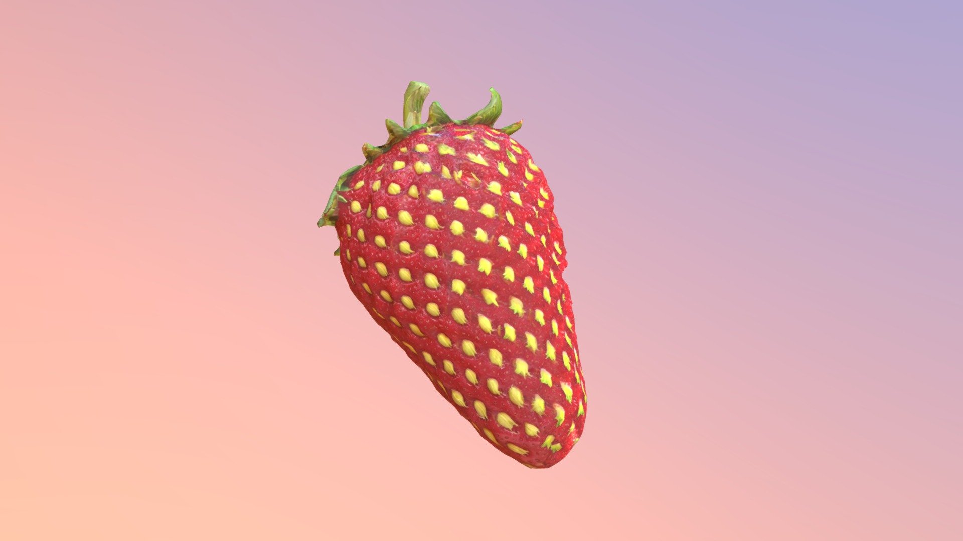 strawberry A - Meshy AI 3D - 3D model by elianzozias [02618bd] - Sketchfab