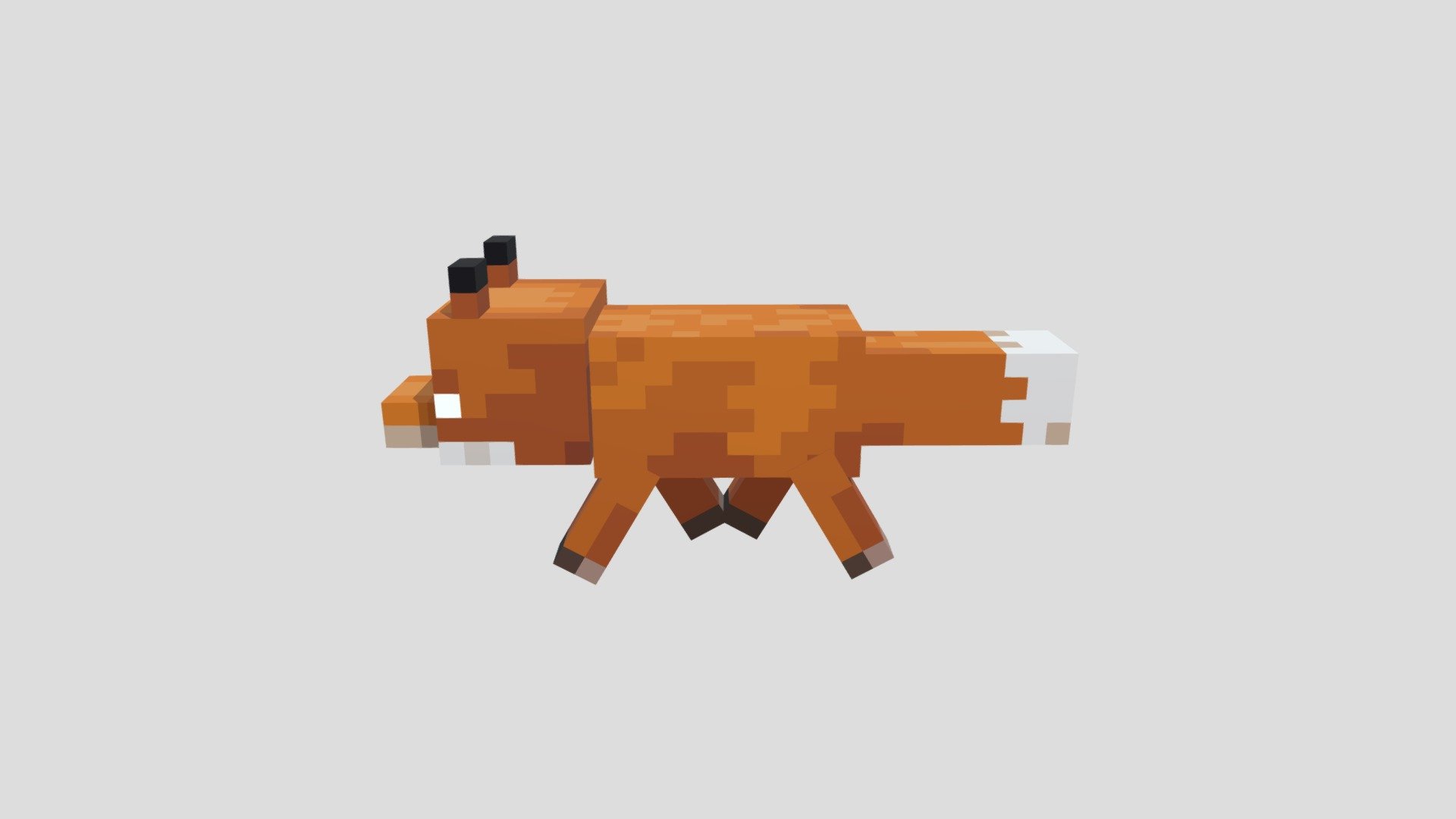 Fox_minecraft - 3D model by Minecraft_Master (@porterjett13) [0261ca4 ...