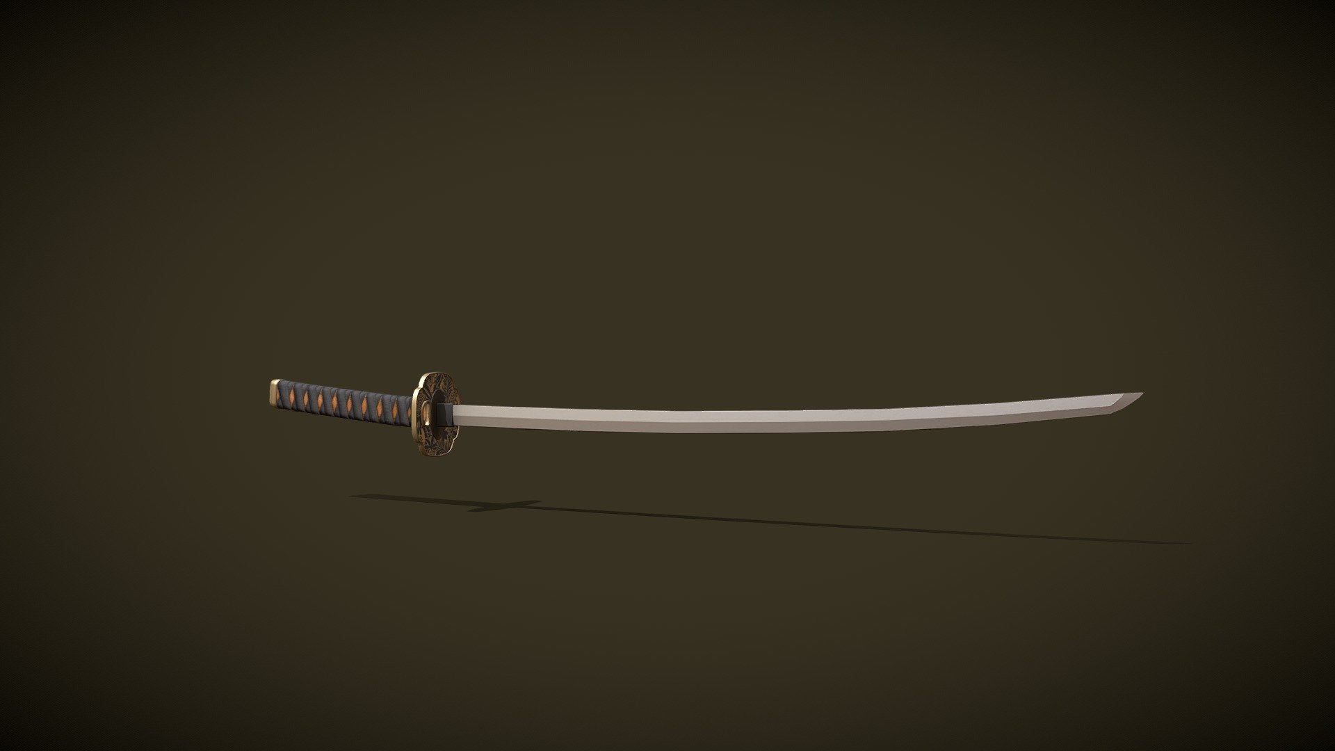 Samurai Sword - 3D model by IvAleksey [02624d4] - Sketchfab