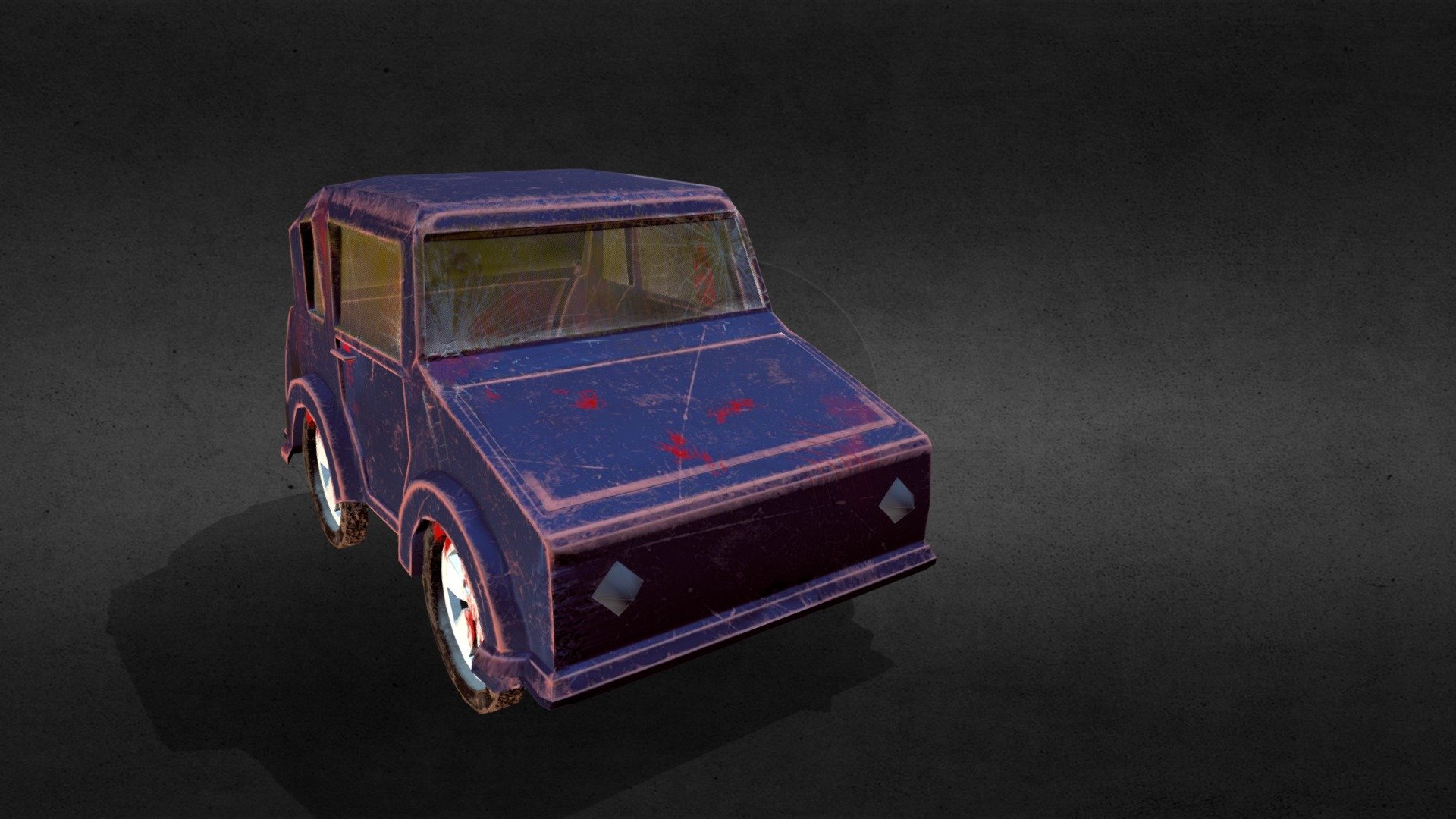 Horror_wrecked_rusty_car - 3D model by Aya.Ibrahim.ElSaftawi [02624ff ...