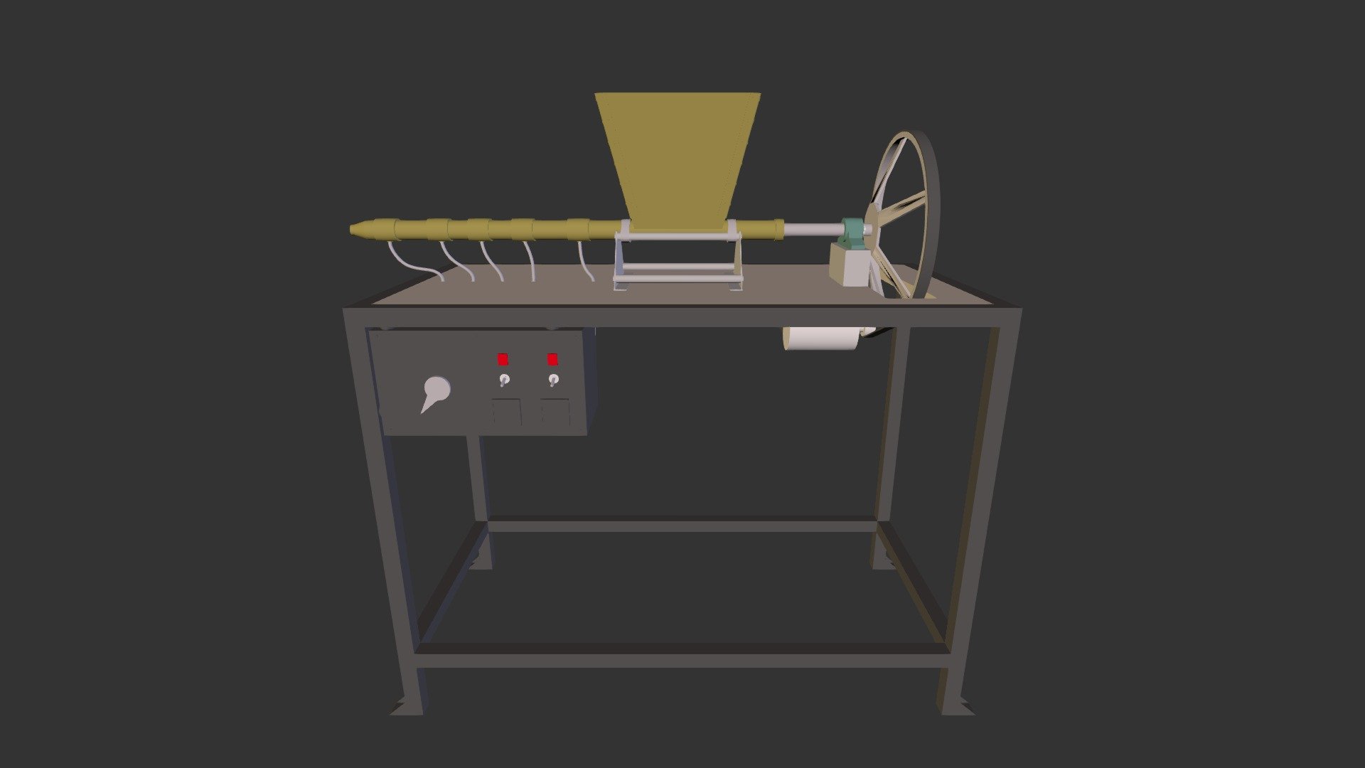Extrusion Molding Machine V1.0 - 3D model by davehakkens [0262ae1 ...