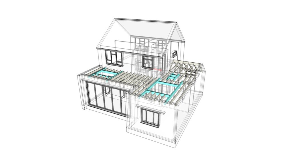 39 Blackthorn Road - Structure - 3D model by fretwells [0263aab ...