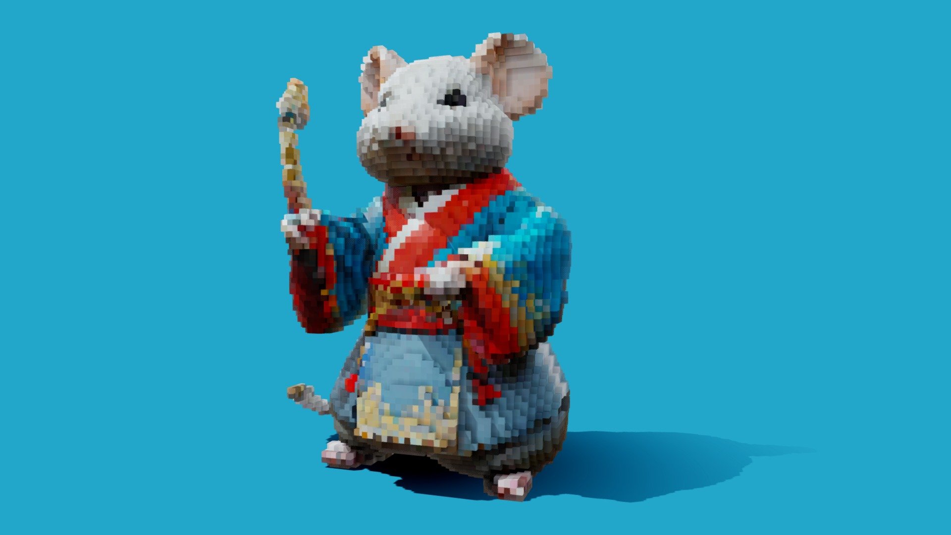 Little Mouse Warrior - Download Free 3D model by Giimann [026591f ...