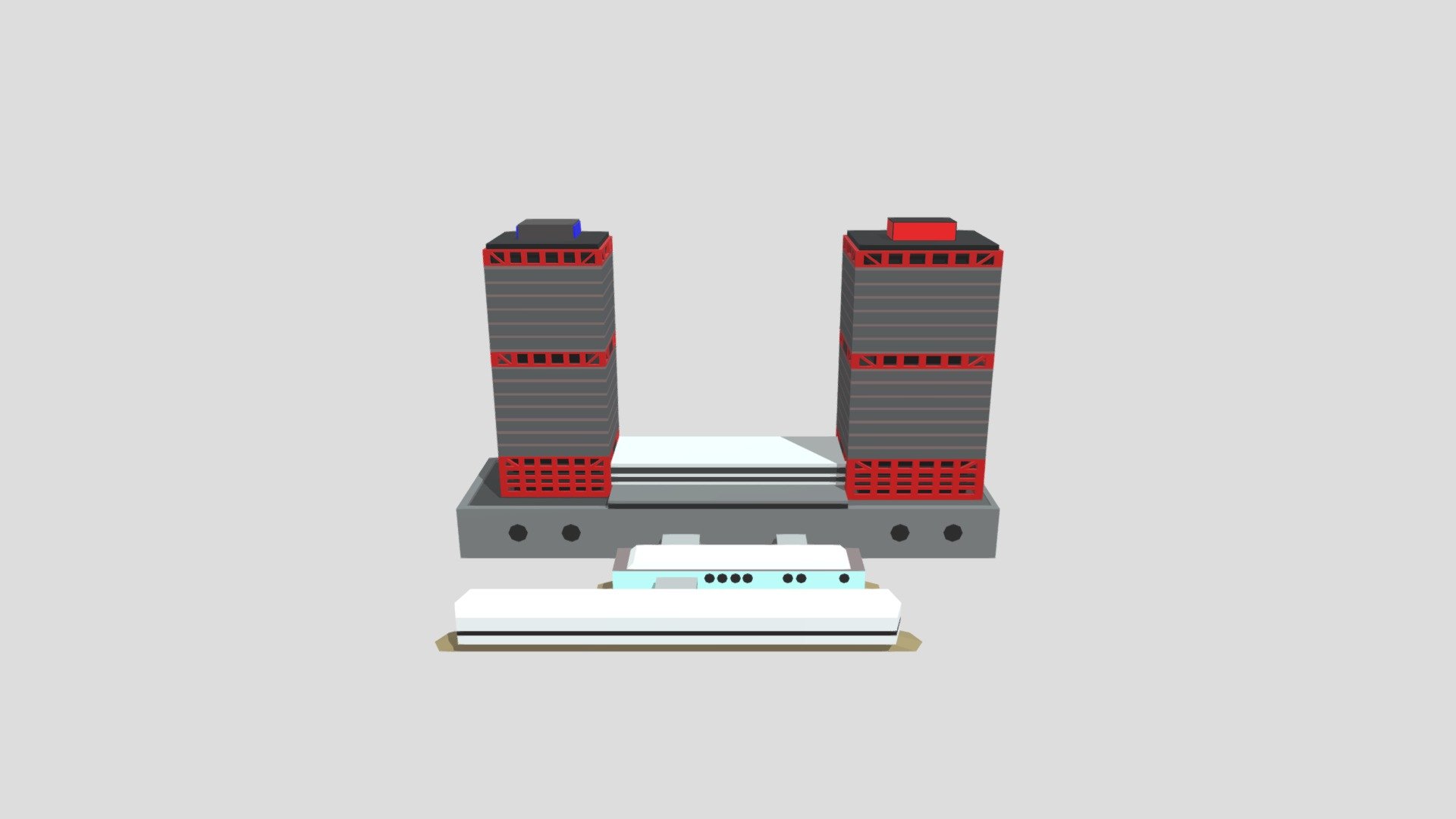 Shun Tak Centre GLB - Buy Royalty Free 3D model by businessyuen ...