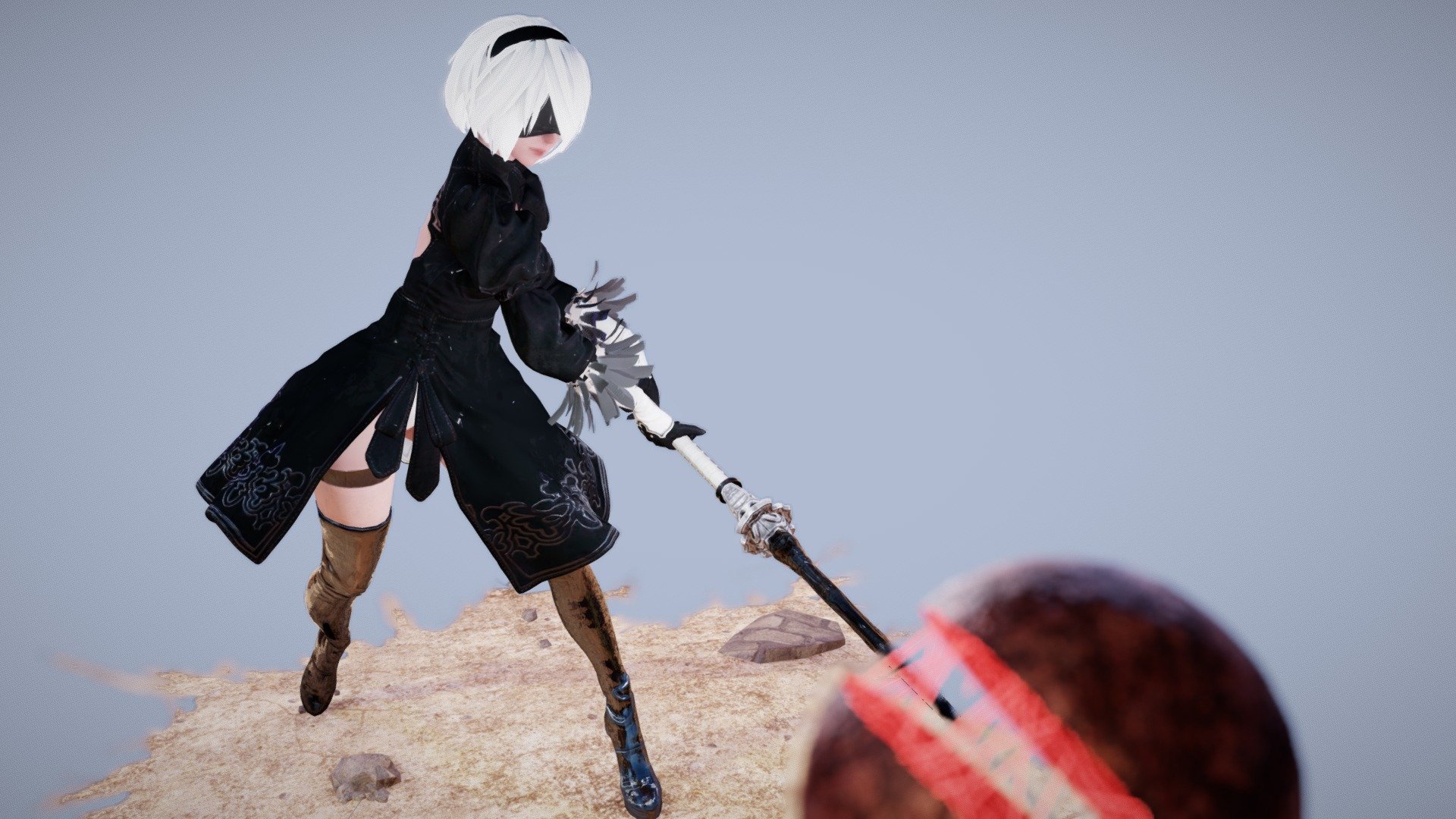 2B - Download Free 3D model by Maka (@nyades) [026669d] - Sketchfab