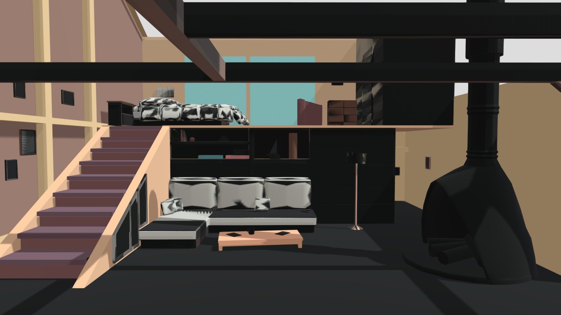 Steven Universe house, room. - Download Free 3D model by renzo48 ...
