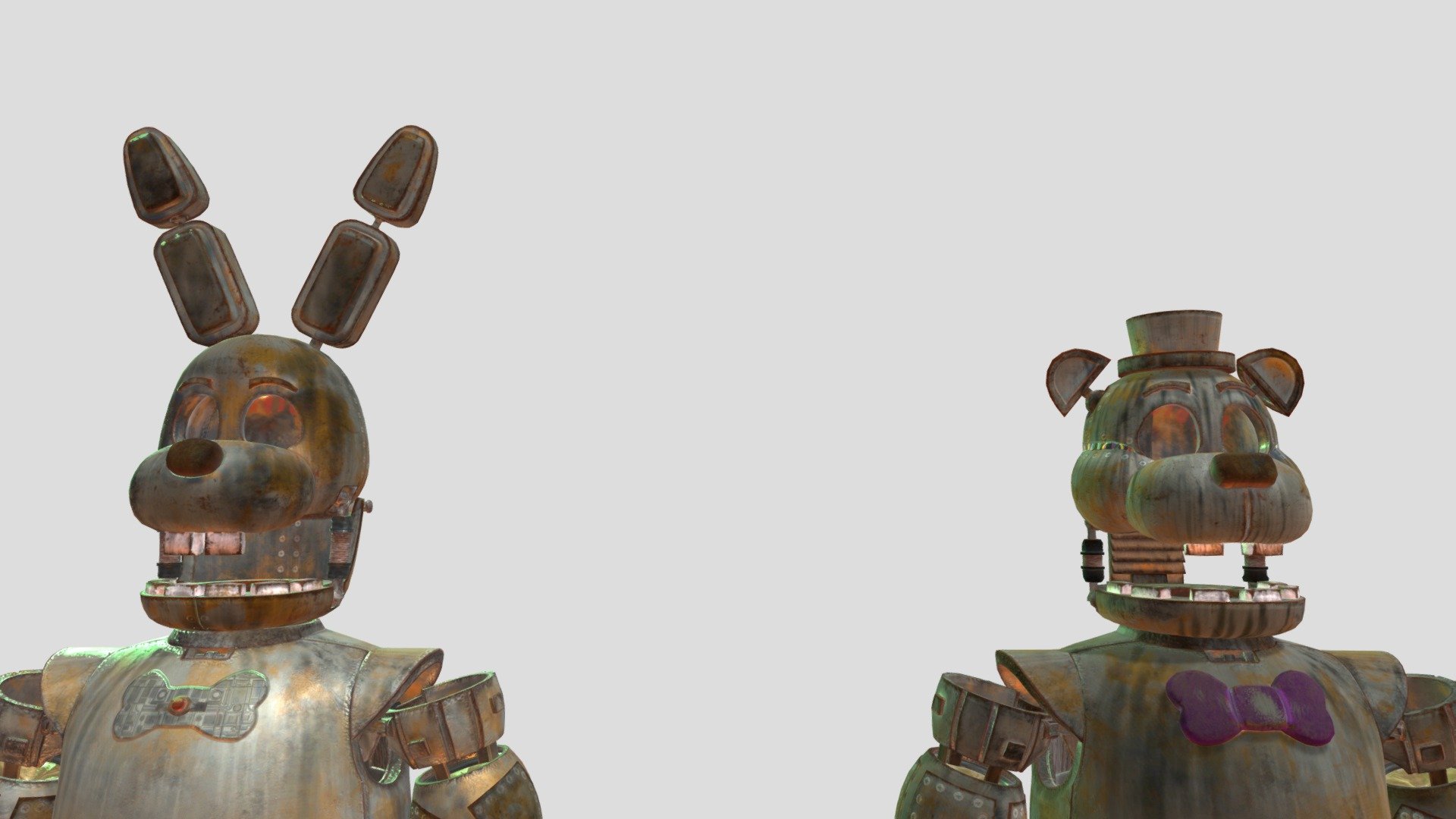 FNAF: SOTM | FredBear & SpringBonnie - 3D model by myak (@myak2211 ...