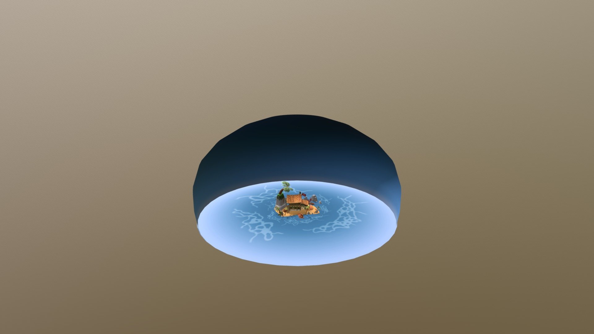 island+skydome - 3D model by GlenMeel [026c668] - Sketchfab