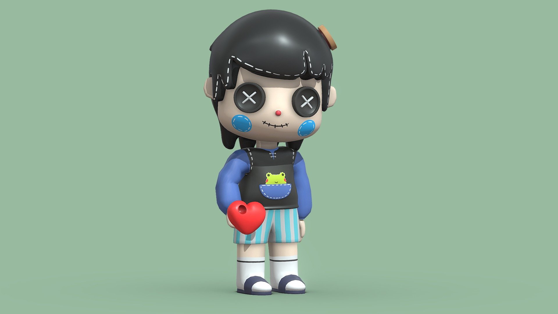 Little Guy - 3D model by Mora (@MoraAzul) [026ccce] - Sketchfab