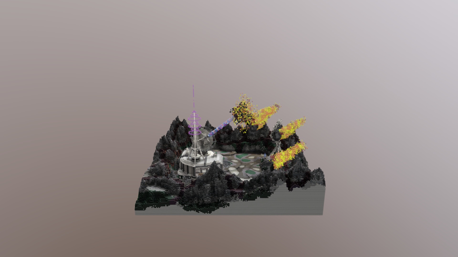 Minecraft Moon Spawn & Warzone - 3D model by GWolf (@WolvesMC) [026cf3e ...