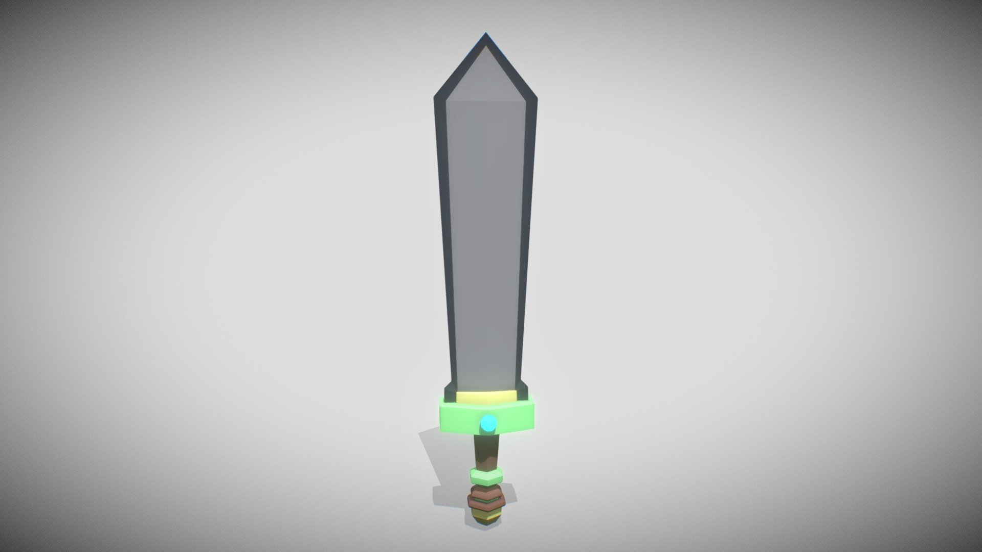 Low Poly Sword (Tutorial) - 3D model by YuurinBee [026d764] - Sketchfab