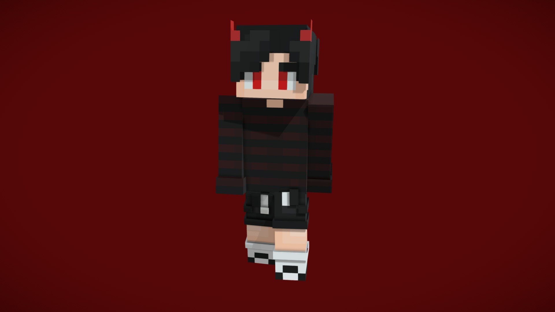 Minecraft Vampire skin - 3D model by Nux (@Nuxmod) [026db05] - Sketchfab