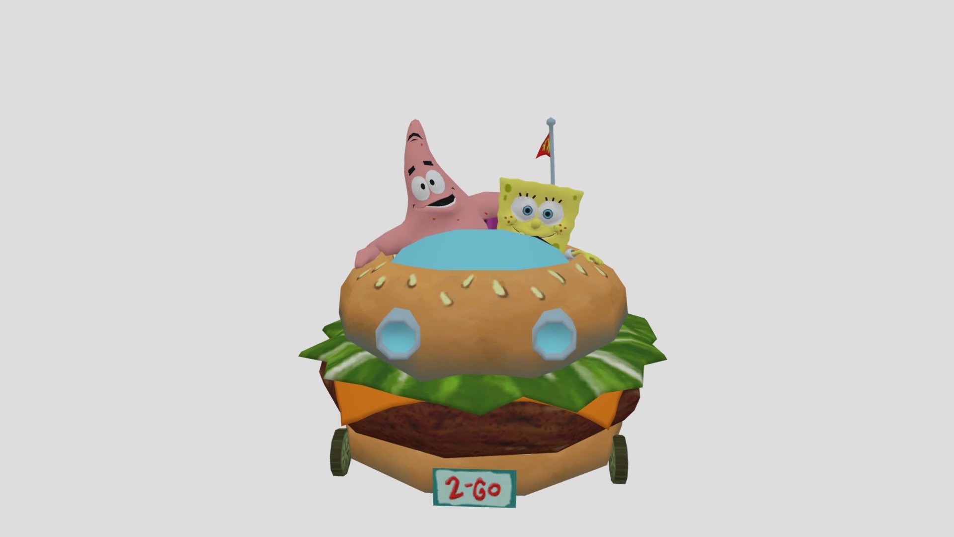 The SpongeBob Movie - Patty Wagon - Download Free 3D model by SMF ...