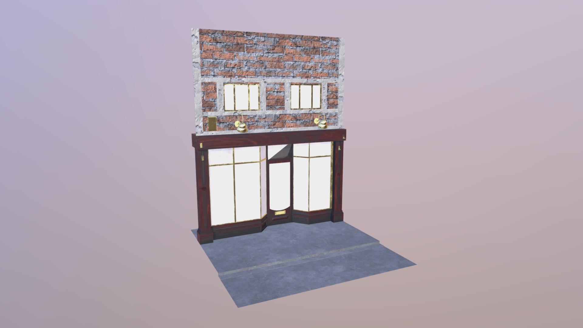 Exterior Shop Front - 3D model by Brandon Funk (@texasfunk101) [026fd70 ...