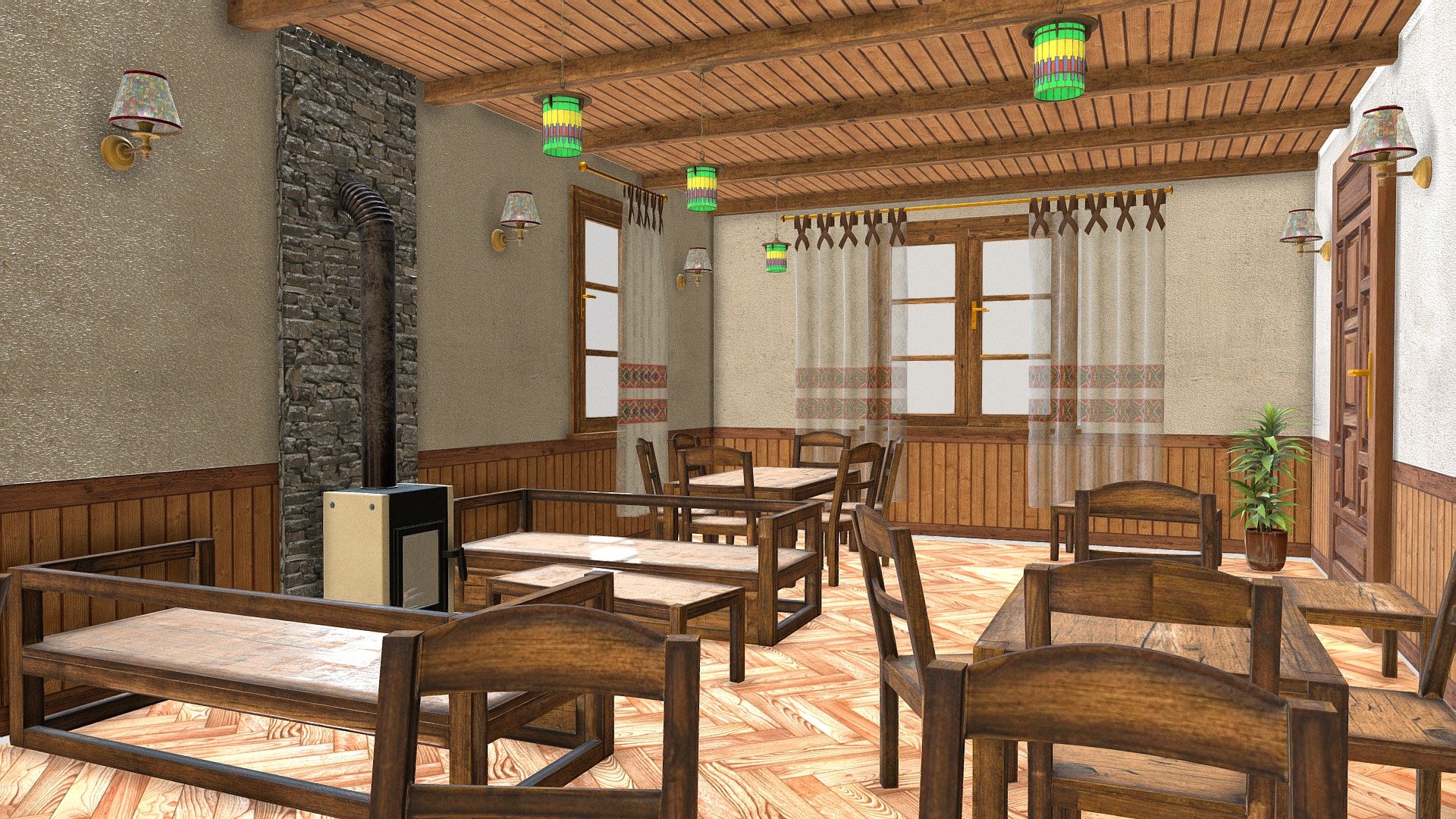 15' x 30' Restaurant - 3D model by Francesco Coldesina (@topfrank2013 ...