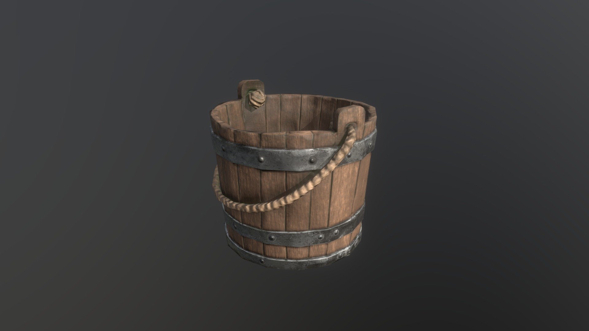 Wood Bucket - 3D model by saw7264 [027154f] - Sketchfab