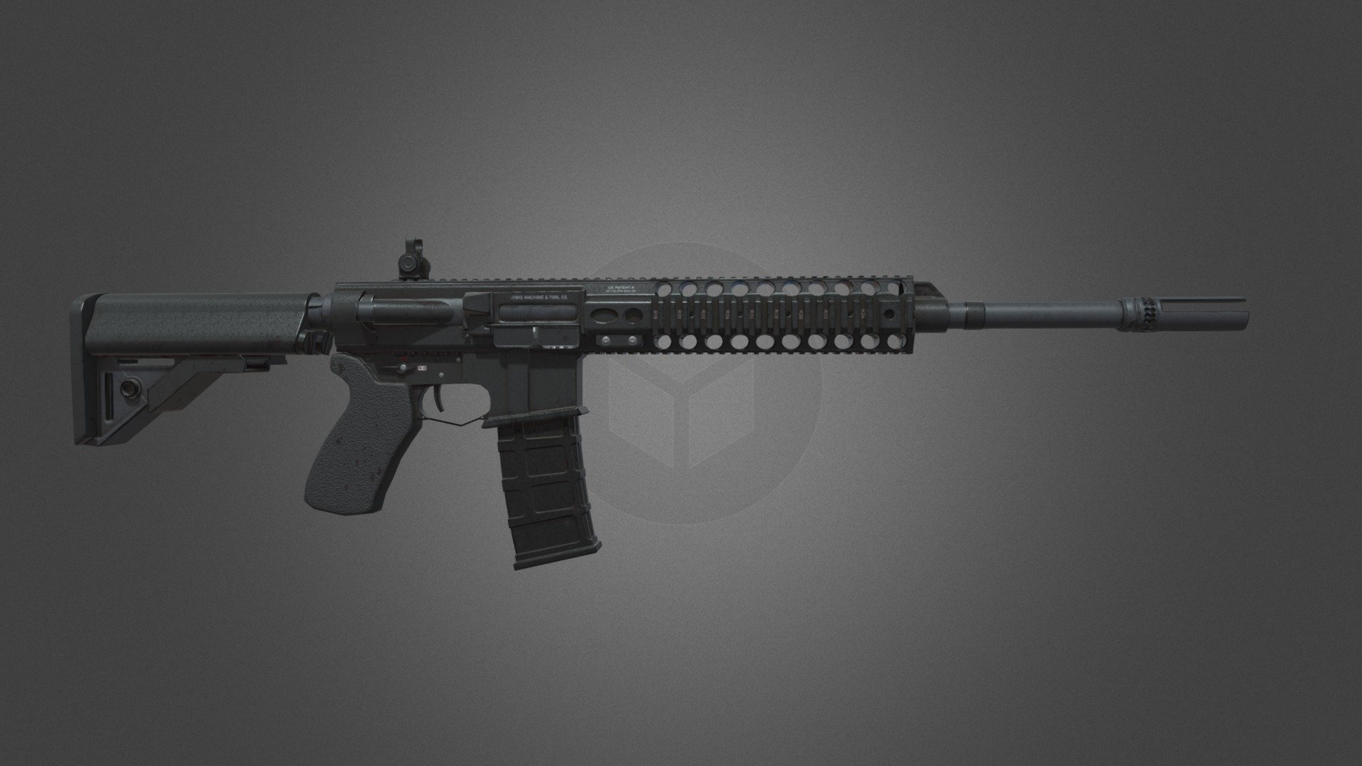 Game Asset Pipeline: SMT NZ Reference Rifle - 3D model by nickheylen ...