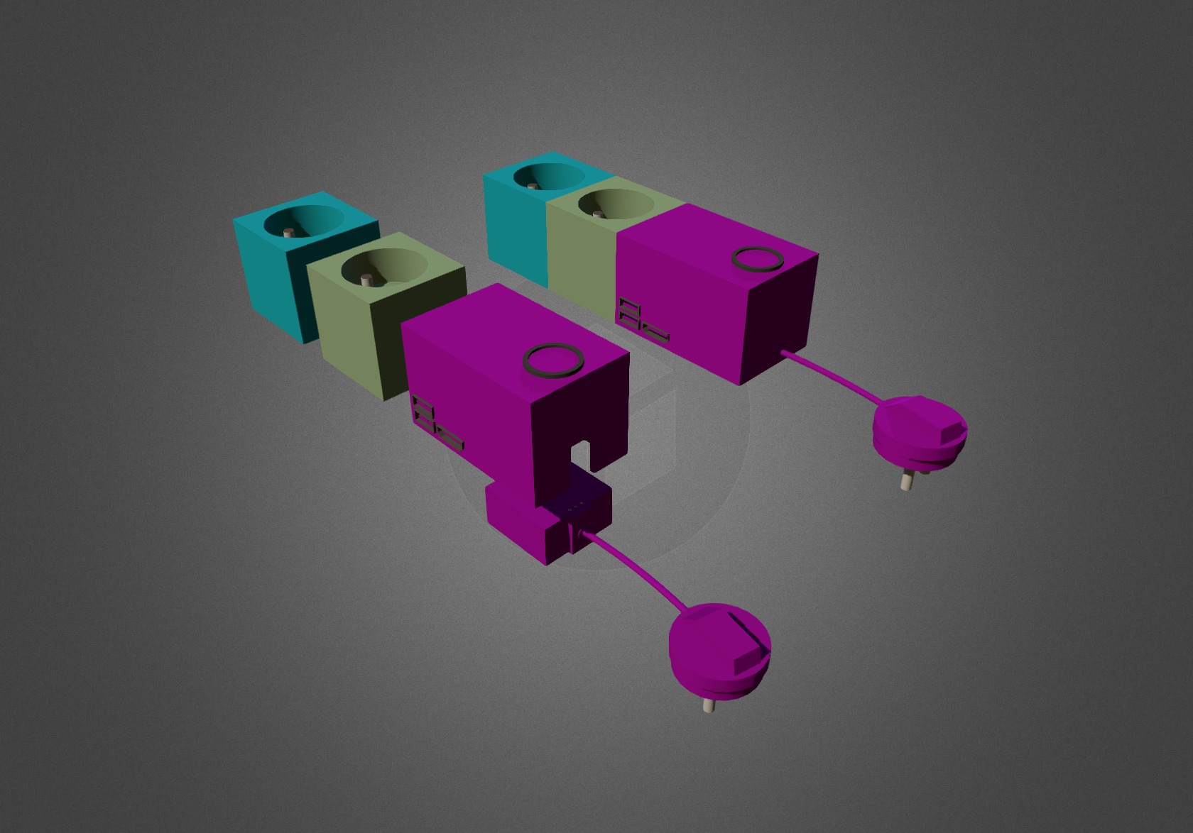 Smart power strip - 3D model by wold [0275a78] - Sketchfab