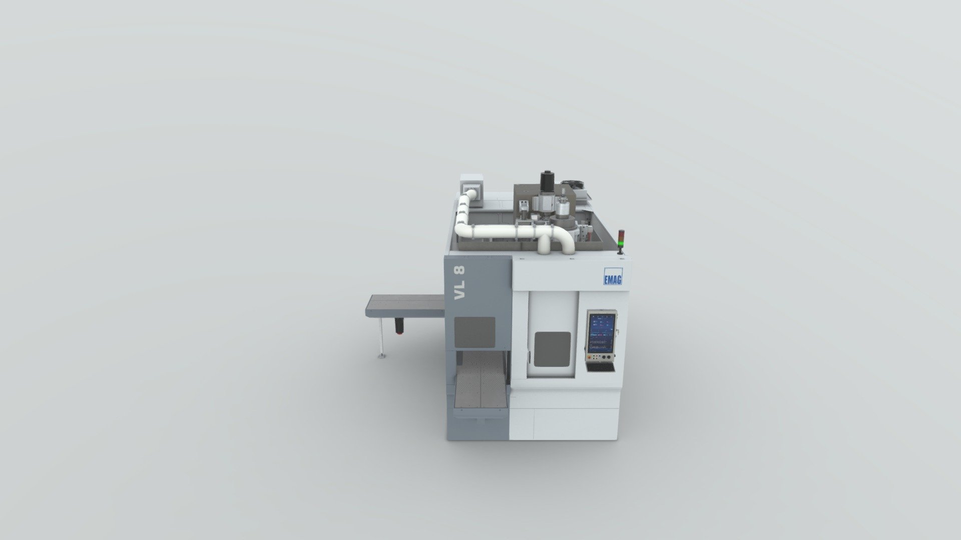VL 8 - Vertical Pick-up Turning Machine - 3D model by emag [0276102 ...