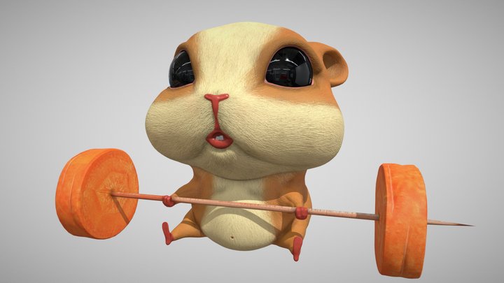 Hamster 3D models - Sketchfab
