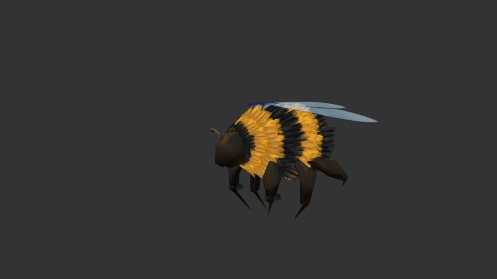 Animated Bee - 3D model by HotKnife [0277dab] - Sketchfab